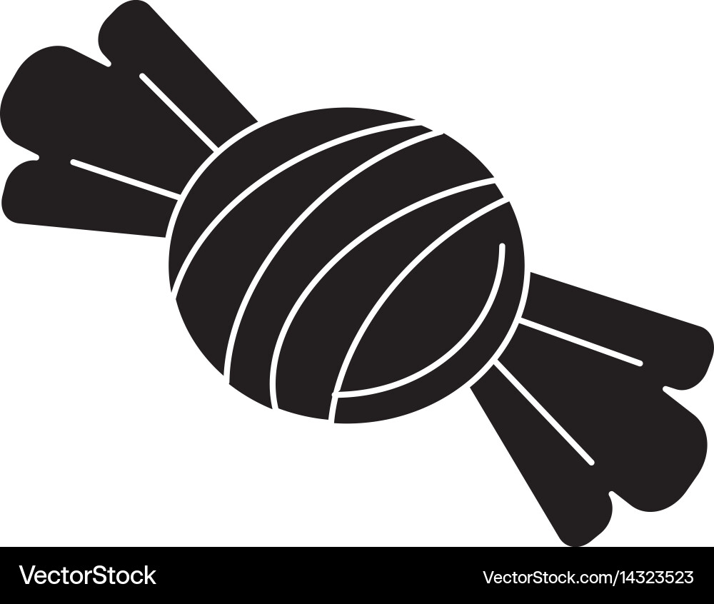 Candy sweet sugar pictograph Royalty Free Vector Image