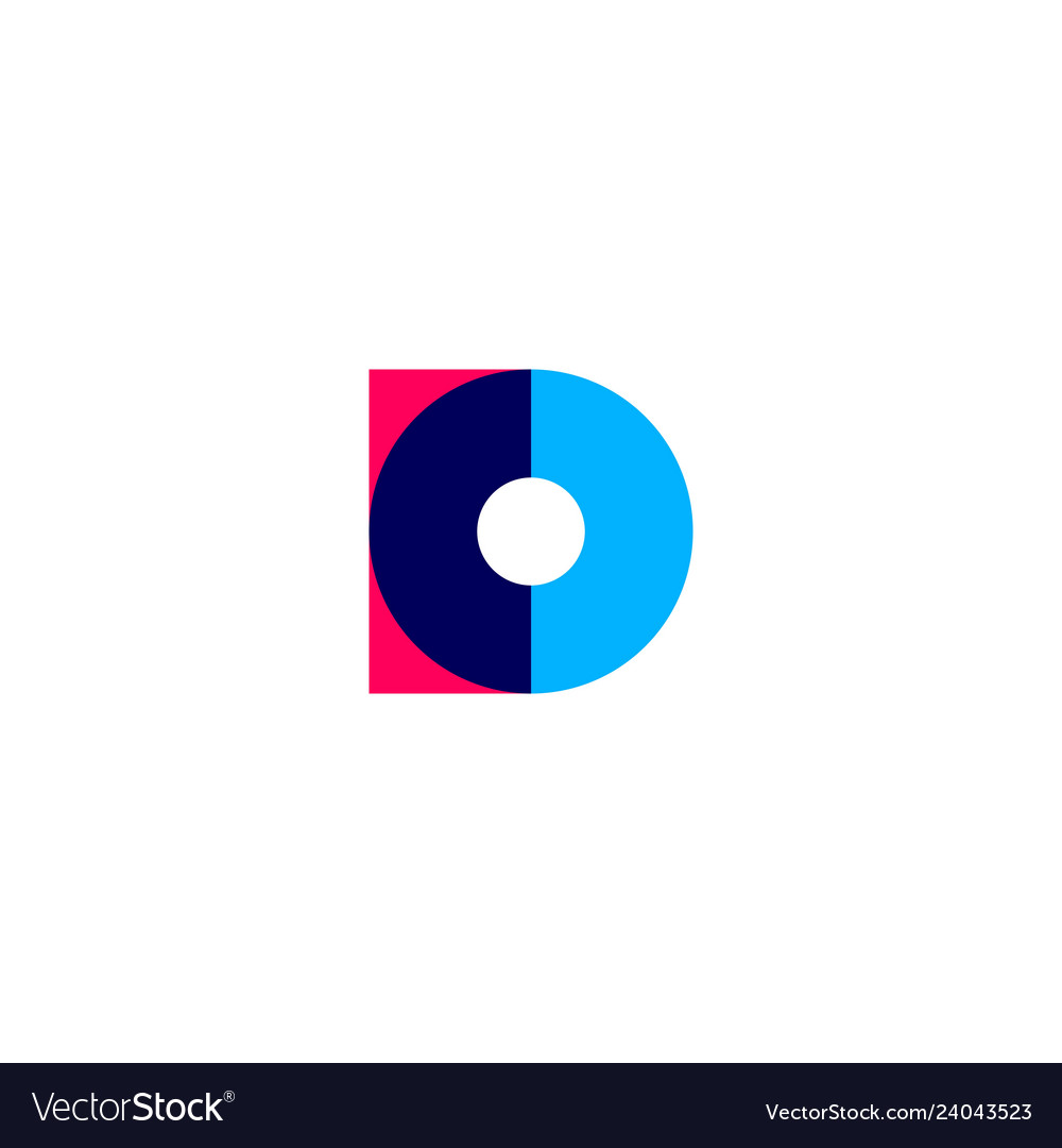 D letter overlapping logo icon Royalty Free Vector Image D letter overlapping logo icon Royalty Free Vector Image
