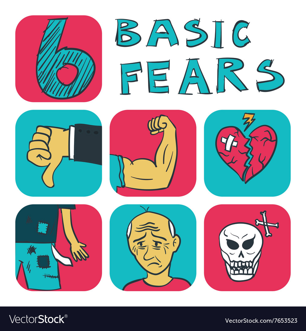 Fears Royalty Free Vector Image - VectorStock