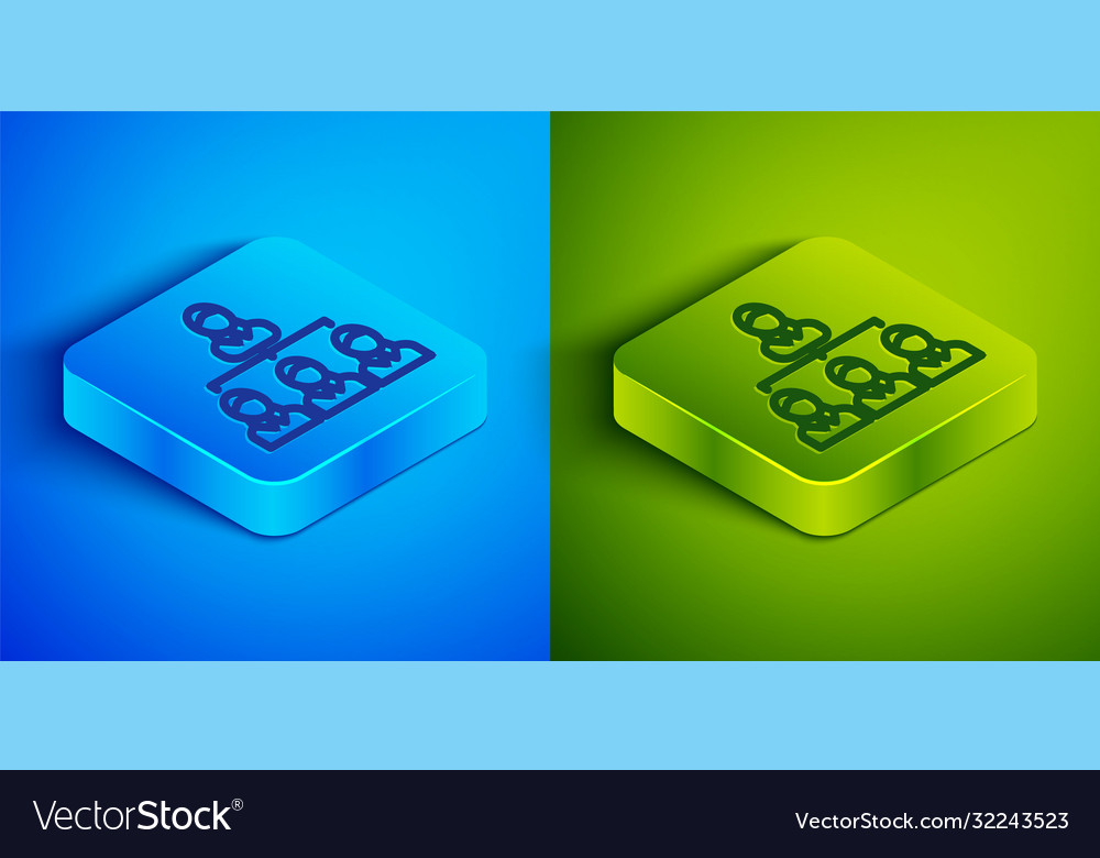 Isometric line business hierarchy organogram chart Isometric line business hierarchy organogram chart