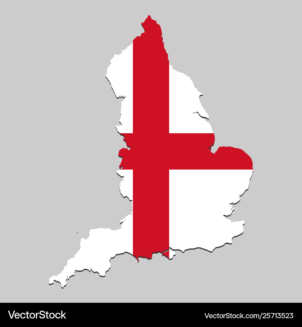 Map with national flag Royalty Free Vector Image