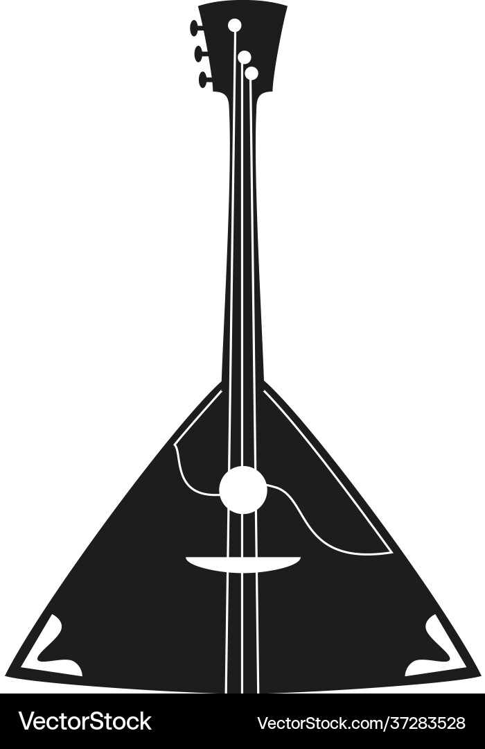 Balalaika icon on white background musical Vector Image