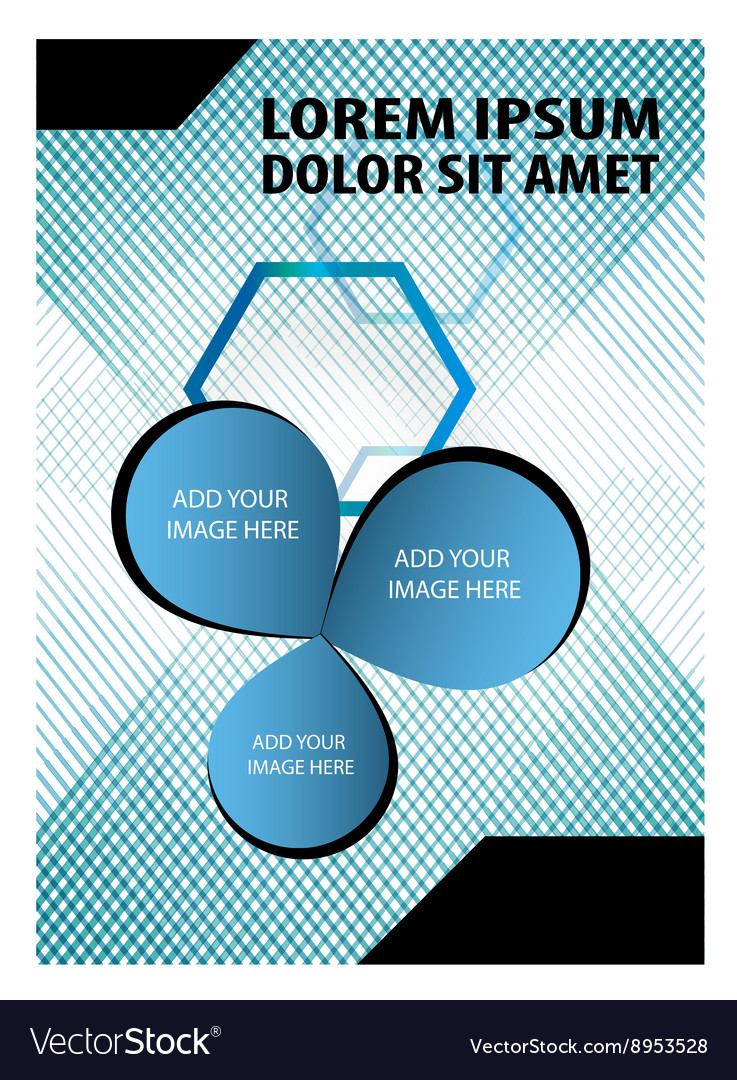 Flyer template Royalty Free Vector Image - VectorStock