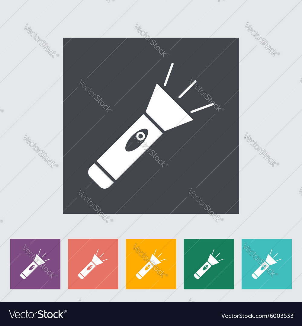 Flashlight Royalty Free Vector Image - VectorStock