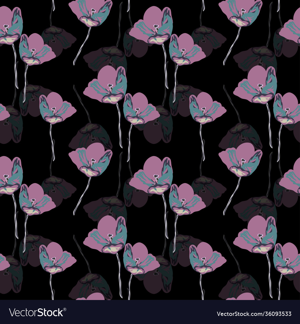 Floral seamless pattern Royalty Free Vector Image Floral seamless pattern Royalty Free Vector Image
