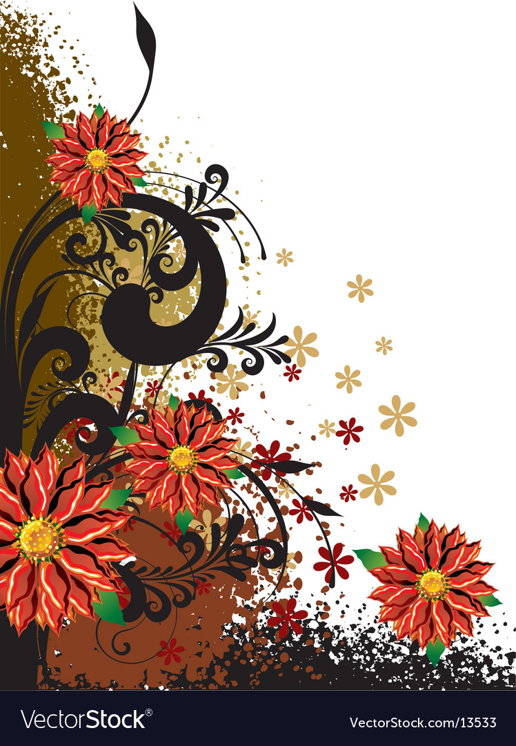 Flowers background Royalty Free Vector Image - VectorStock