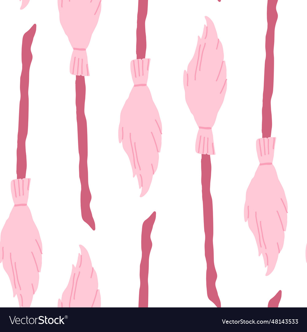 Witch seamless pattern elements for witches Vector Image