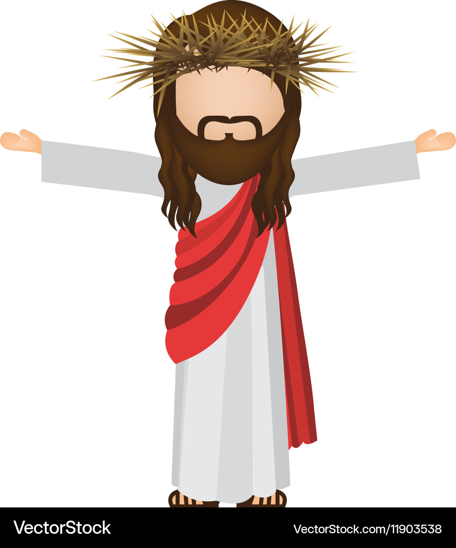 Avatar religious design jesus christ Royalty Free Vector