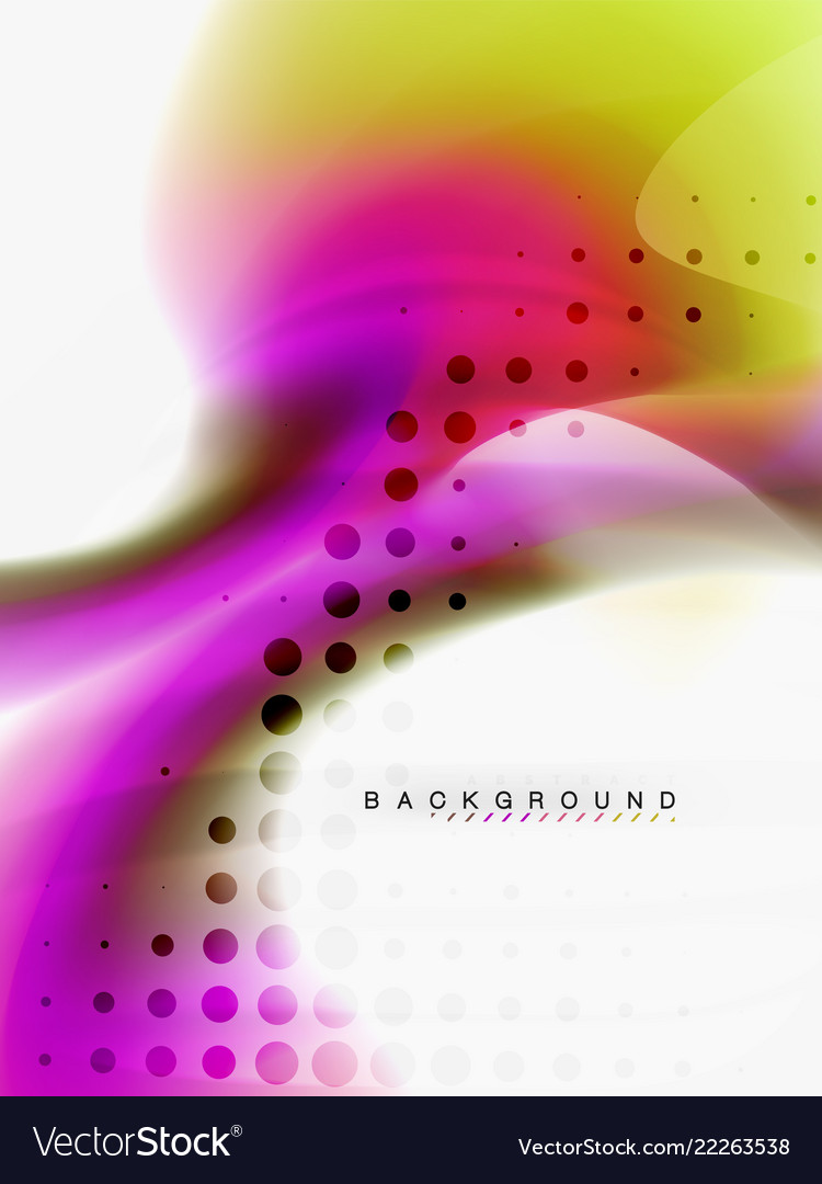 Background abstract color flow liquid design Vector Image