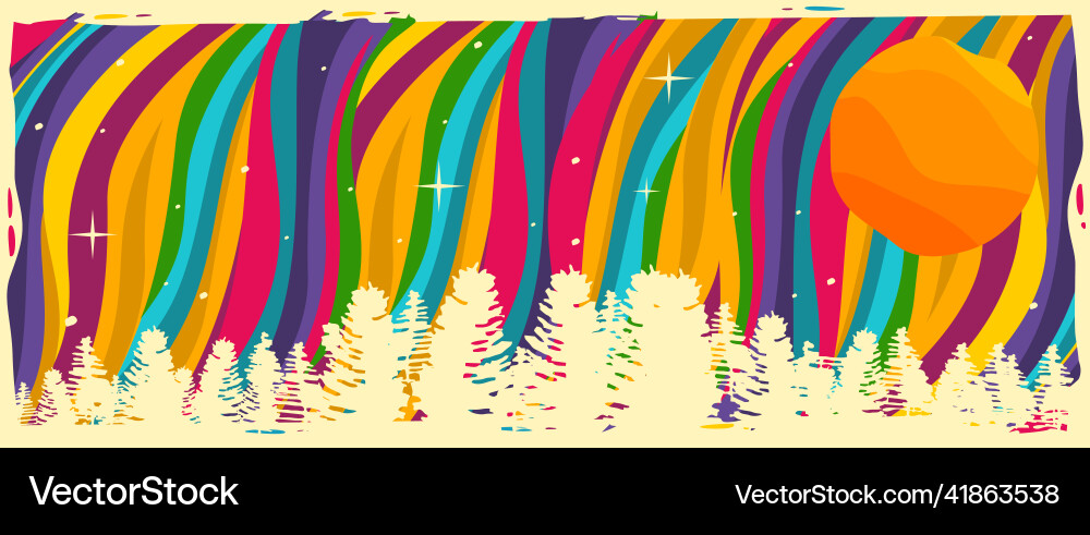 Colorful decoration banner Royalty Free Vector Image