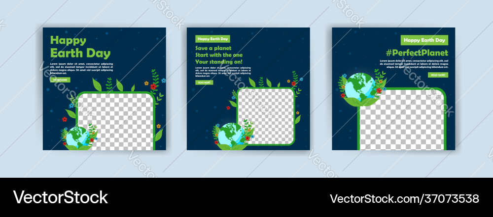Earth day education to protect environment Vector Image