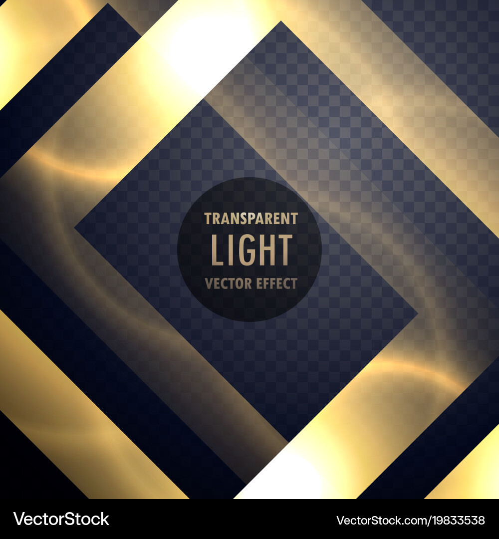 Luxury gold light effect frame to enhance your Vector Image