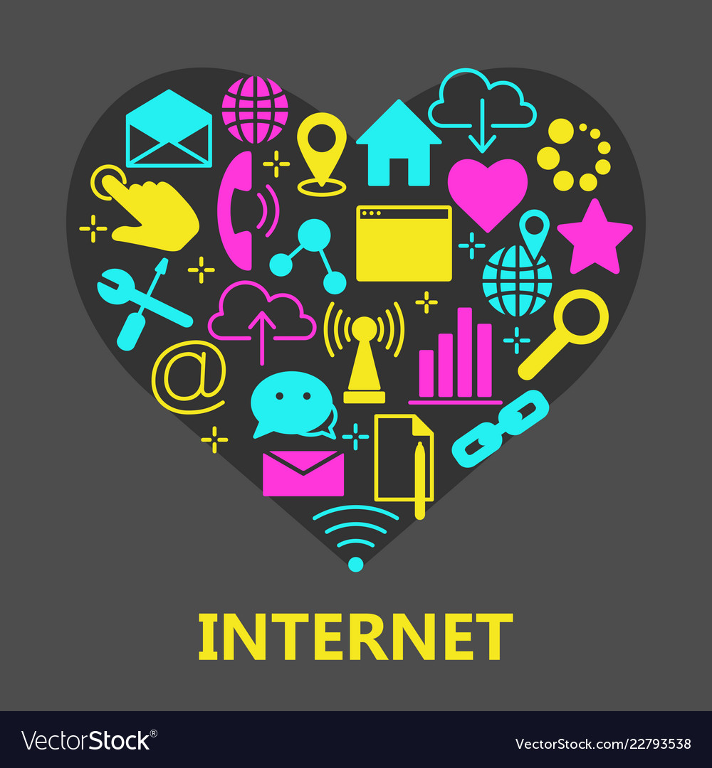 Web and computer basic icons Royalty Free Vector Image