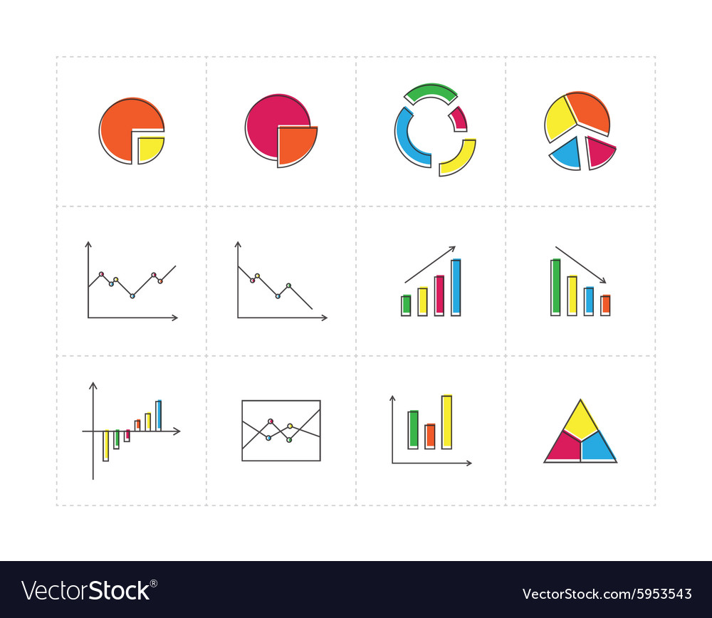 Diagrams Royalty Free Vector Image - VectorStock