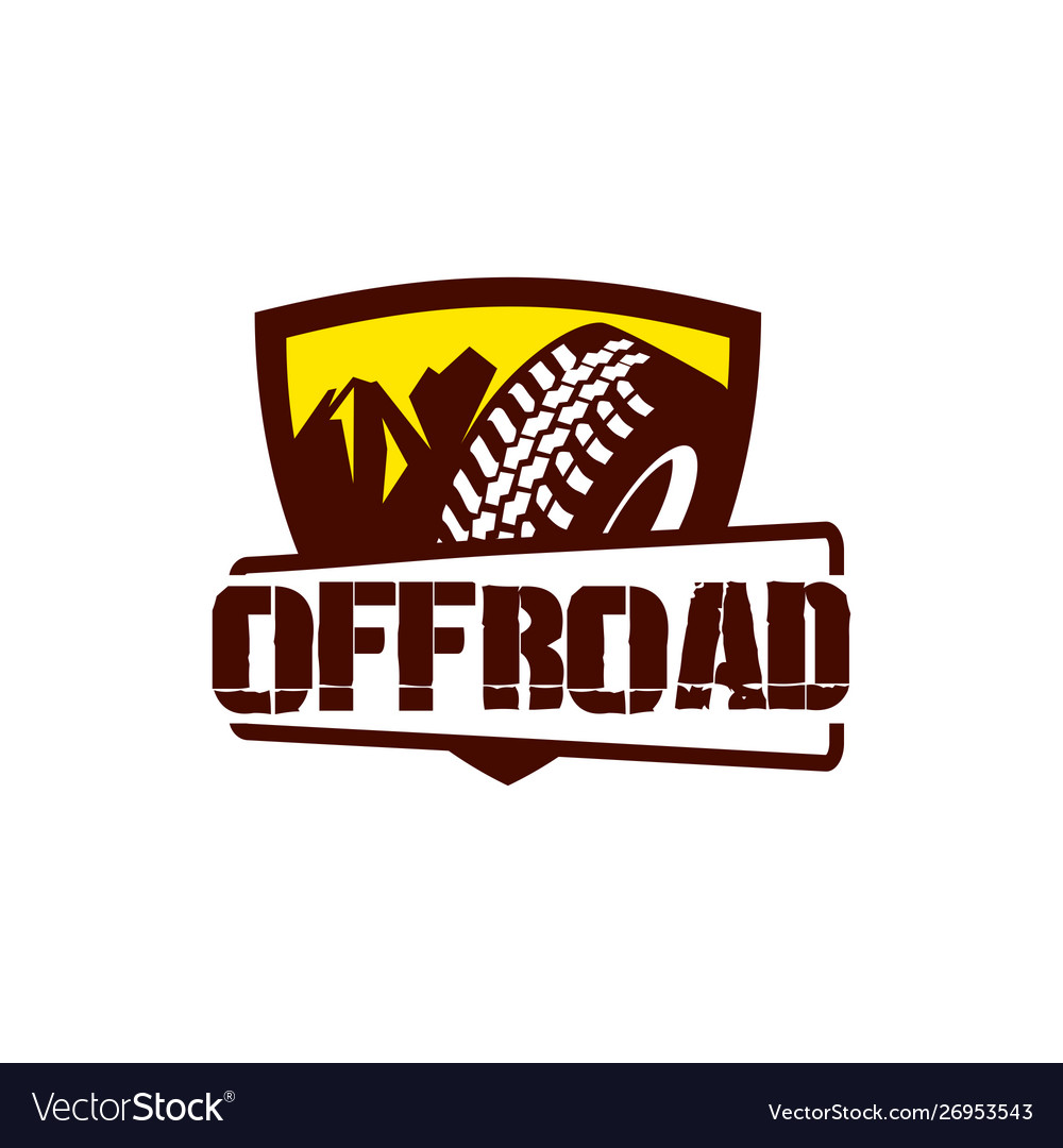 Offroad logo Royalty Free Vector Image - VectorStock