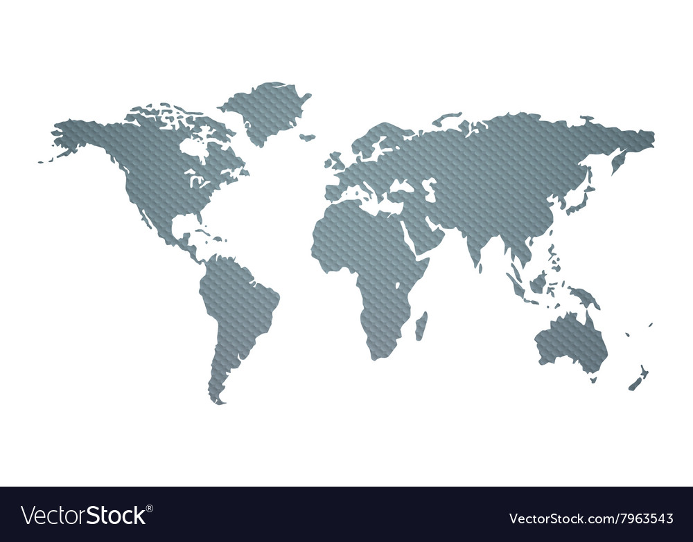 World map Royalty Free Vector Image - VectorStock