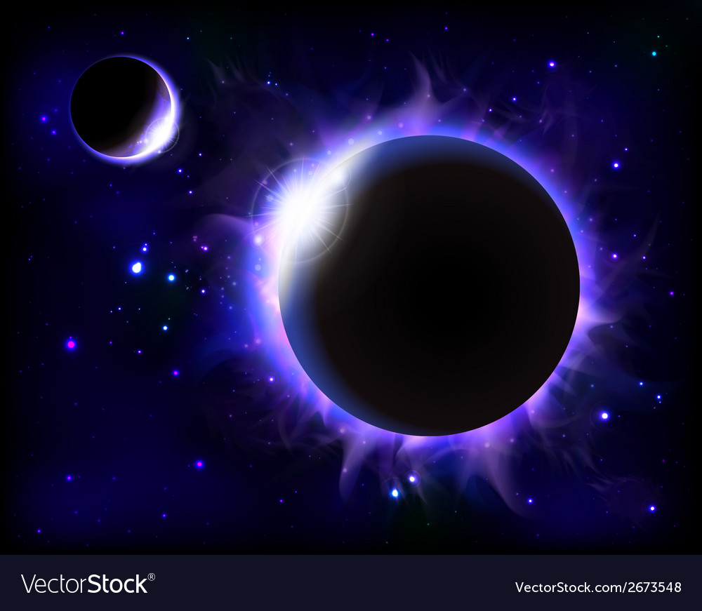 Eclipse Royalty Free Vector Image - VectorStock