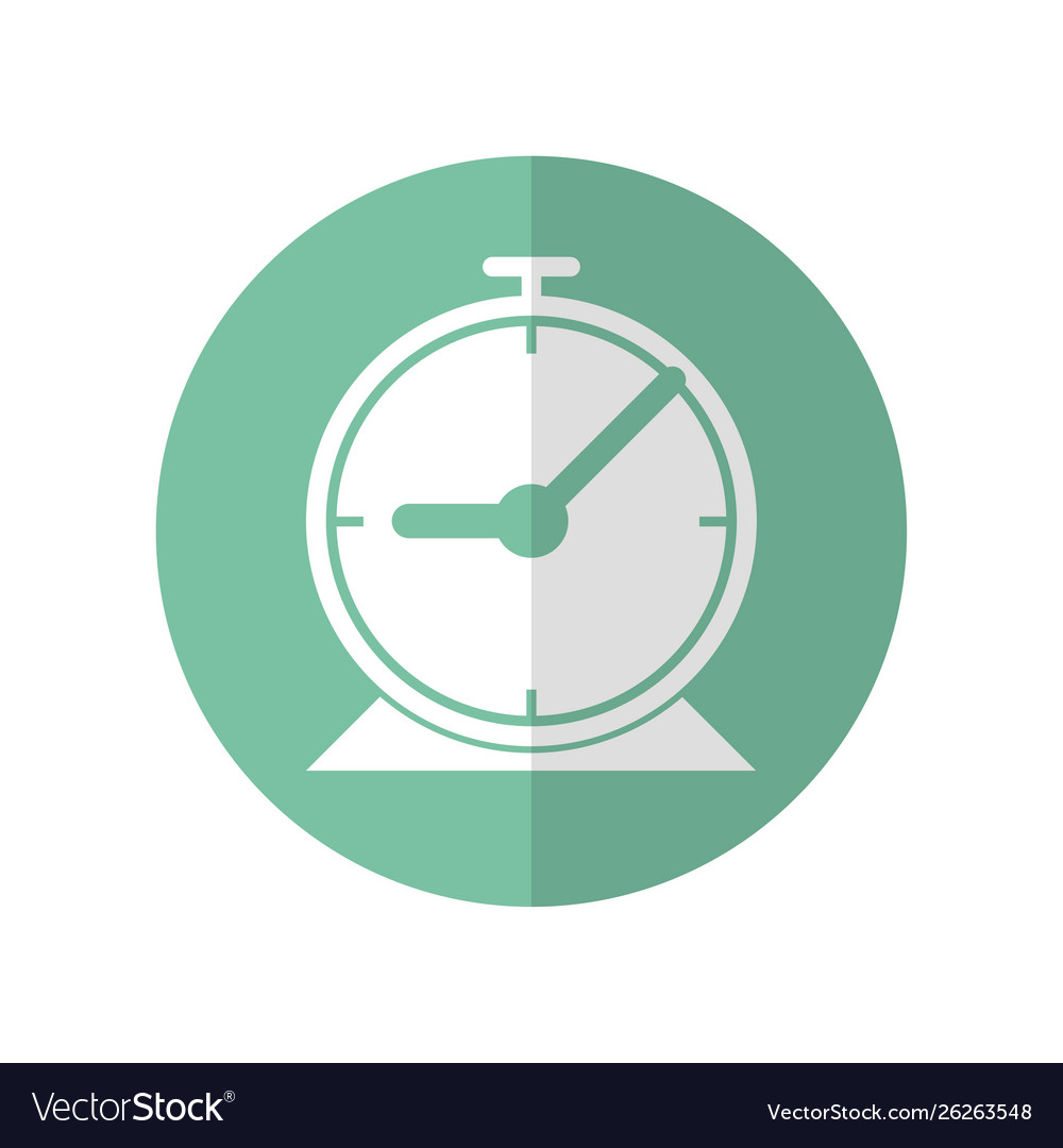 Icon design clock for setting a time include Vector Image