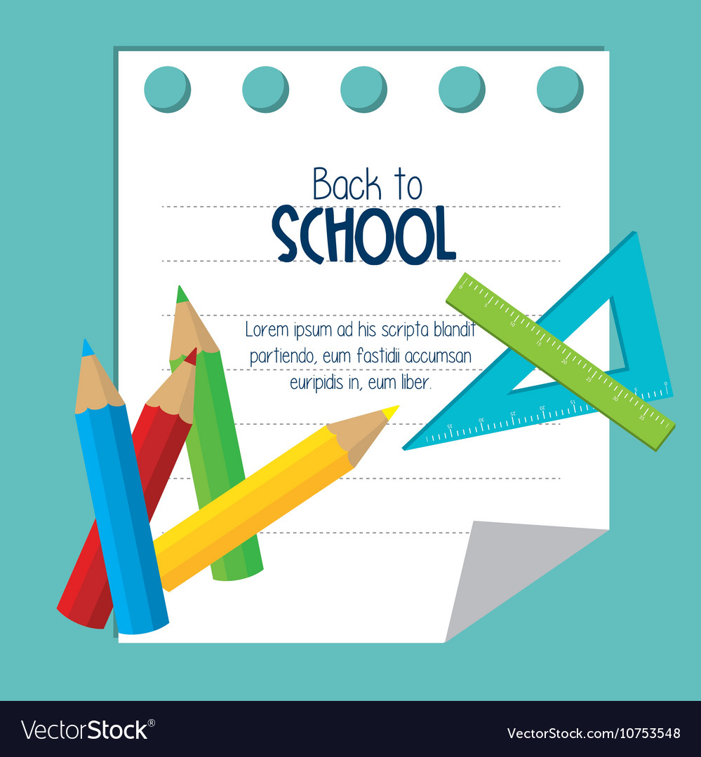 Icons tool study school design Royalty Free Vector Image