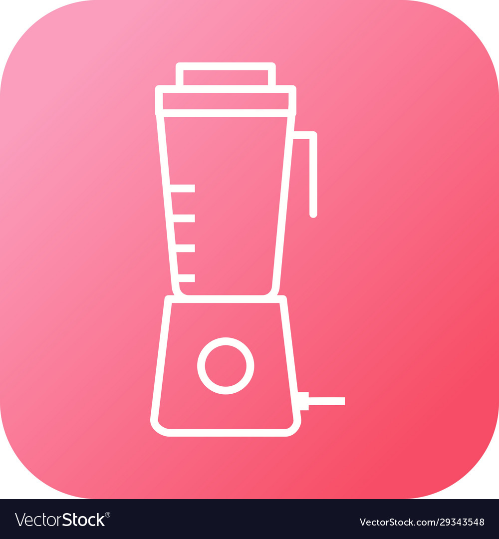 Unique juicer machine line icon Royalty Free Vector Image