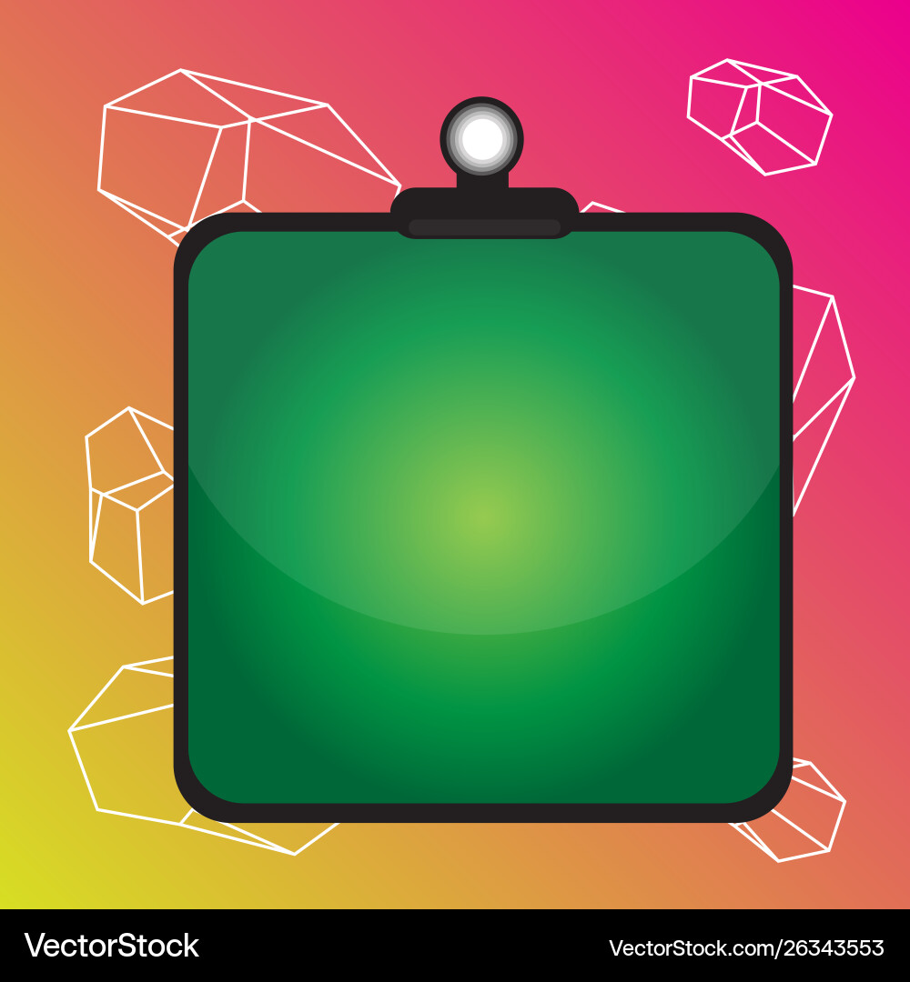 Colored clipboard on a colorful background small Vector Image