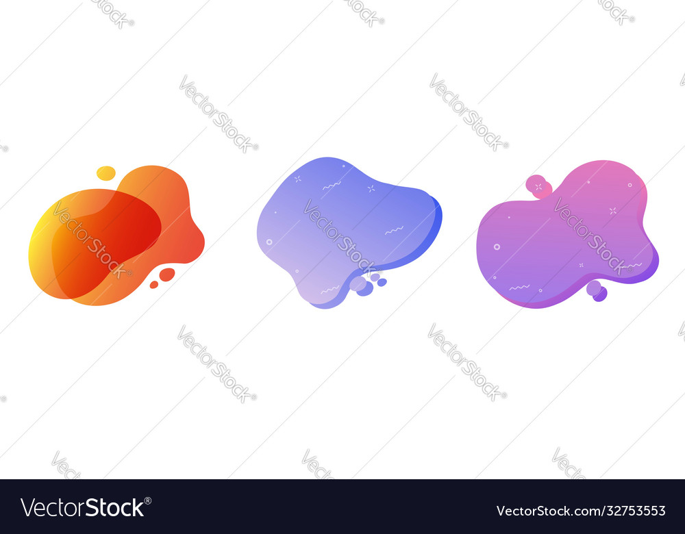 Fluid shape element design background Royalty Free Vector
