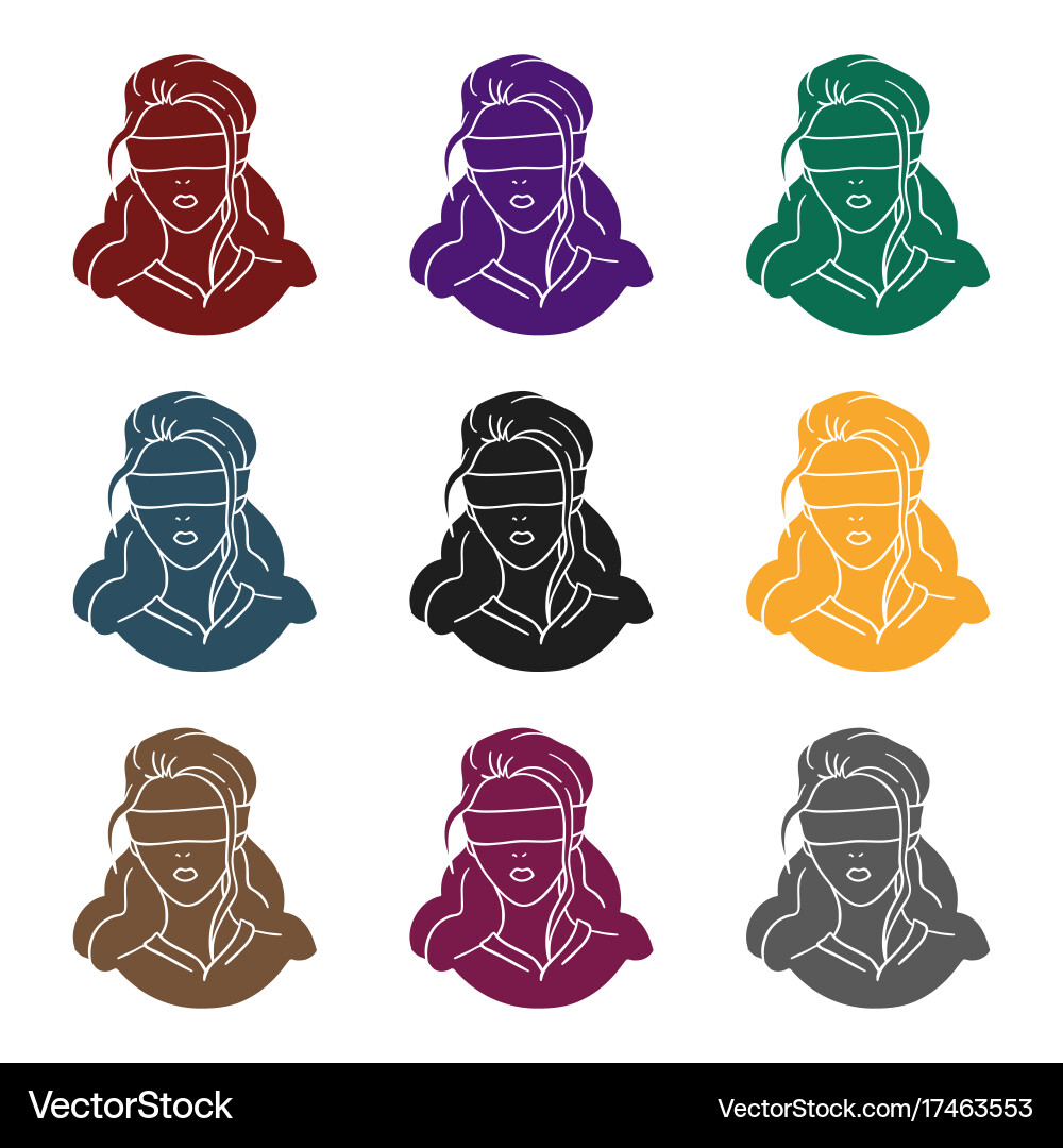 Hostage icon in black style isolated on white Vector Image