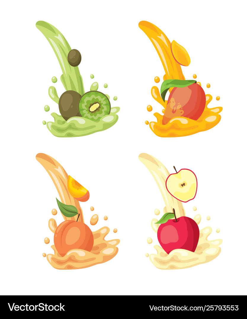 Tropical fruits design Royalty Free Vector Image