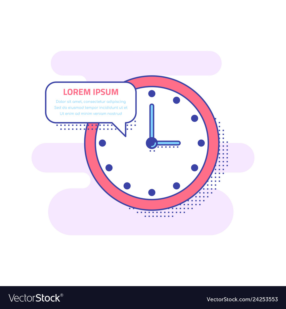 Wall clock icon design Royalty Free Vector Image