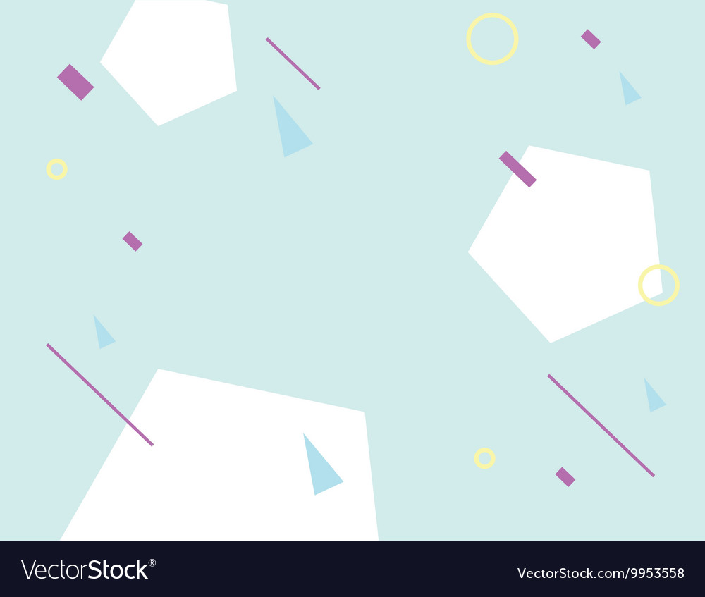 Abstract geometric design composition pattern Vector Image