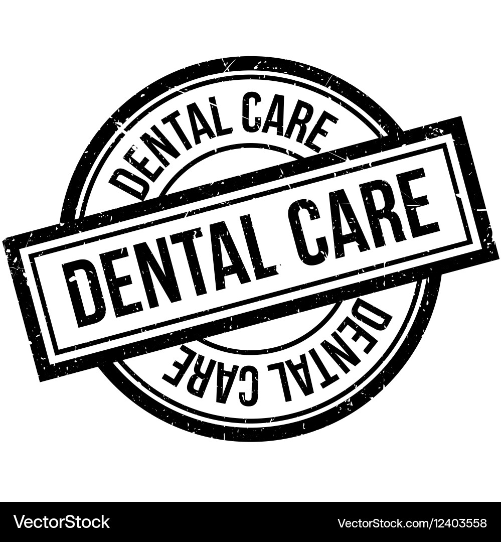 Dental Care rubber stamp Royalty Free Vector Image