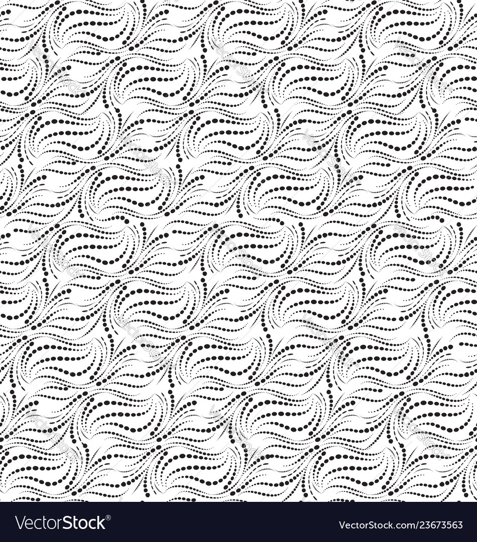 Abstract dotted seamless pattern dot tiled Vector Image