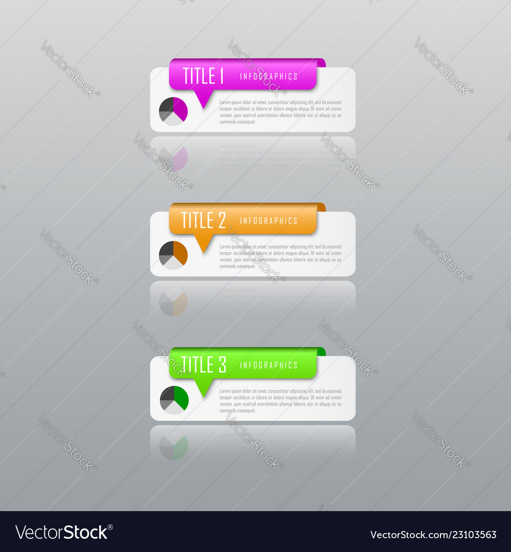 Abstract infographic template for chart diagram Vector Image