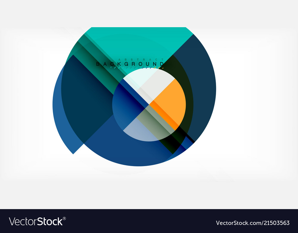 Circle abstract background Royalty Free Vector Image