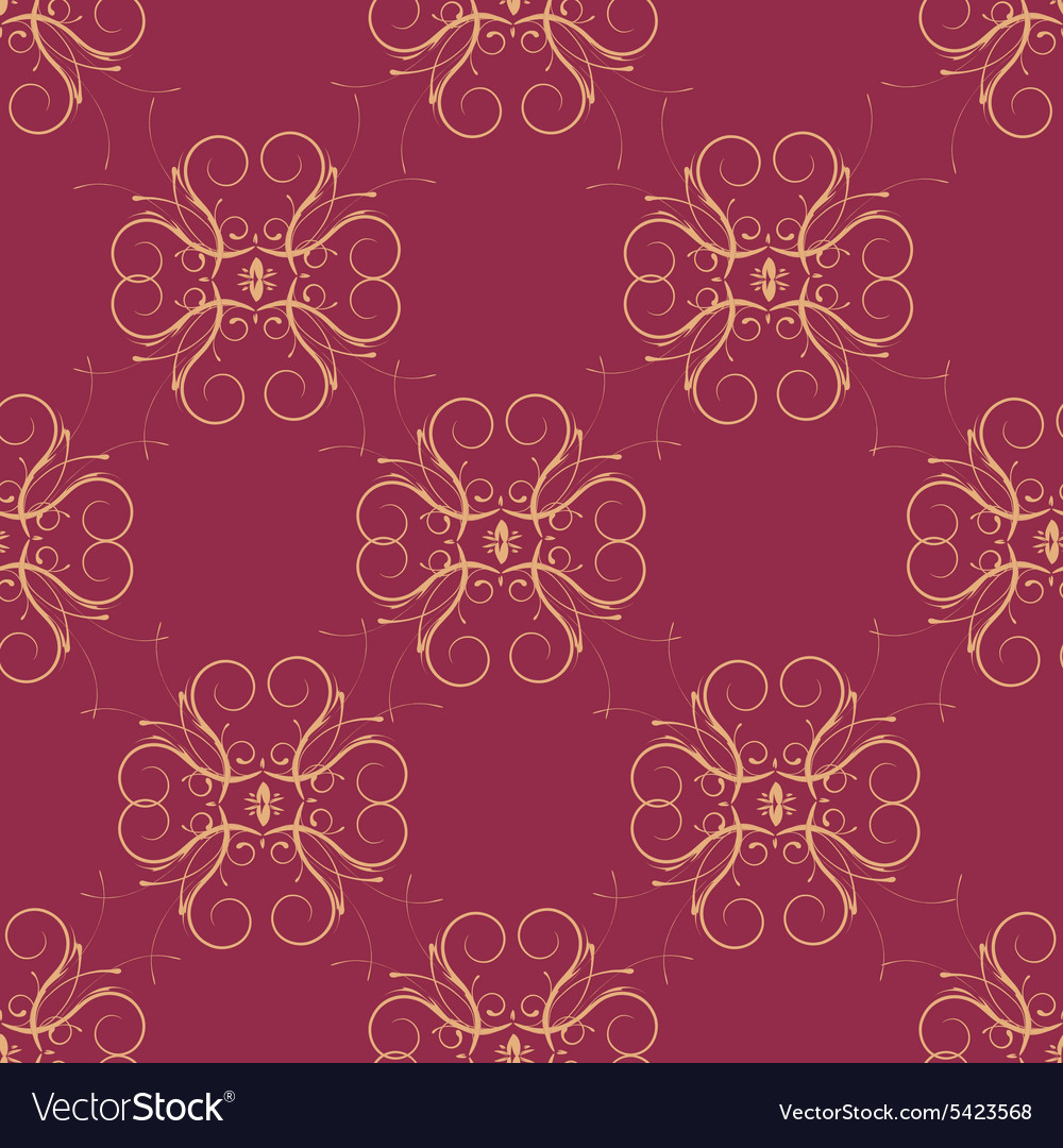 Arabesque seamless pattern Royalty Free Vector Image