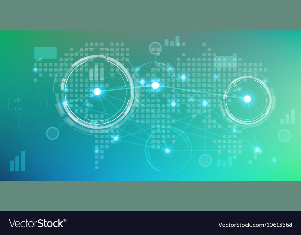 Infographics with elements of user interface Vector Image