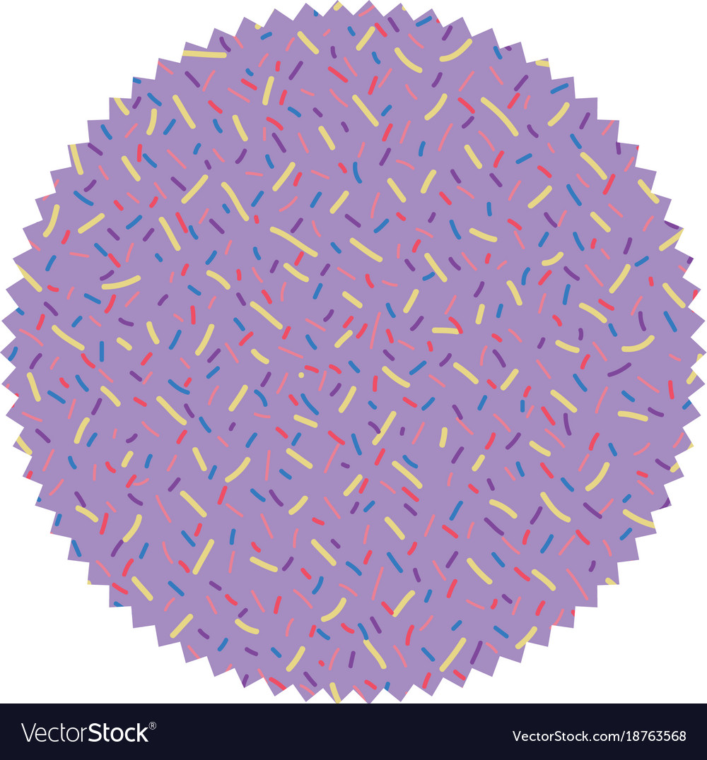 Isolated pattern circle design Royalty Free Vector Image