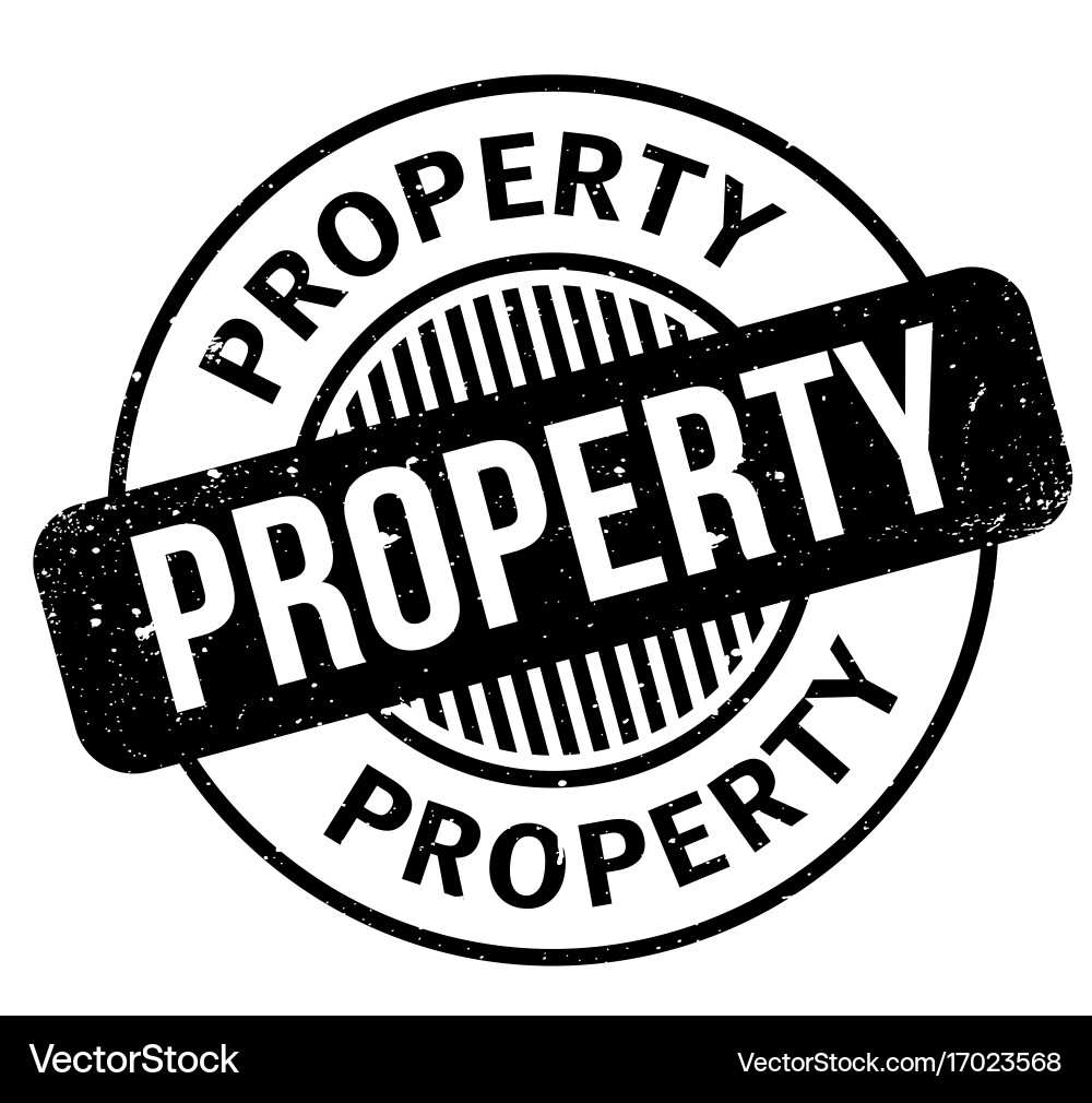Property rubber stamp Royalty Free Vector Image