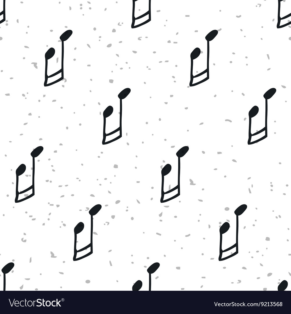 Seamless pattern with music notes Royalty Free Vector Image