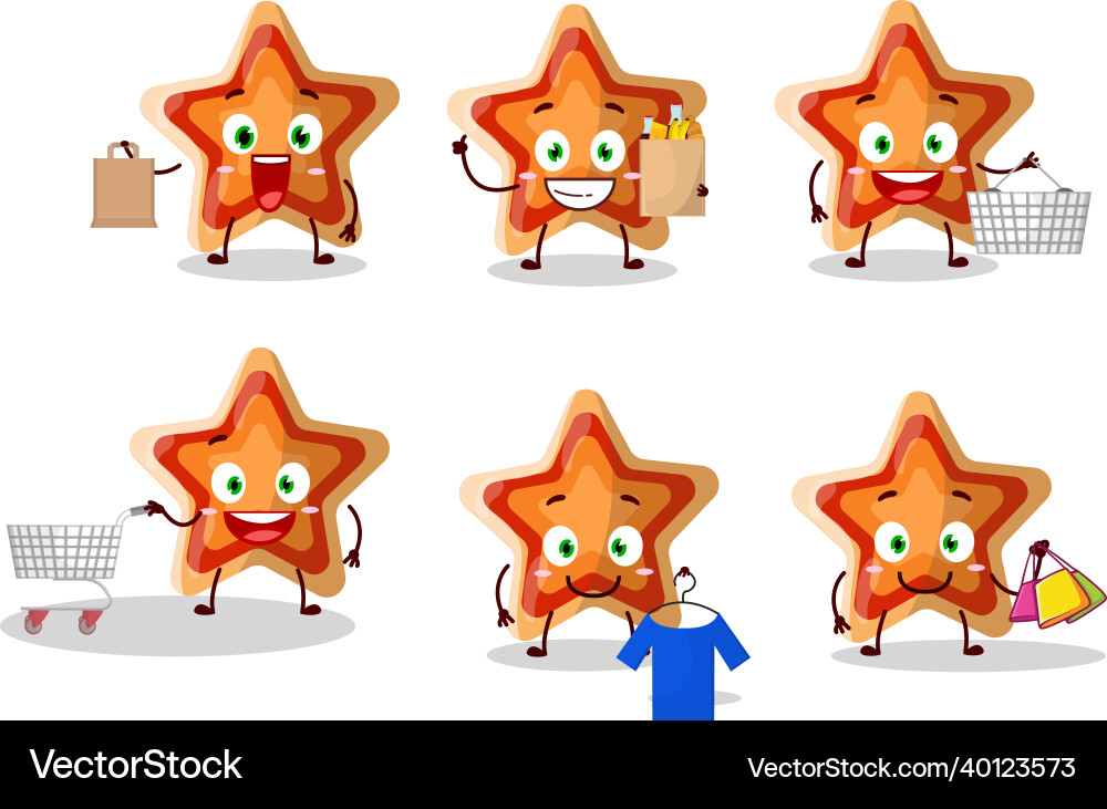 A rich star icon mascot design style going Vector Image