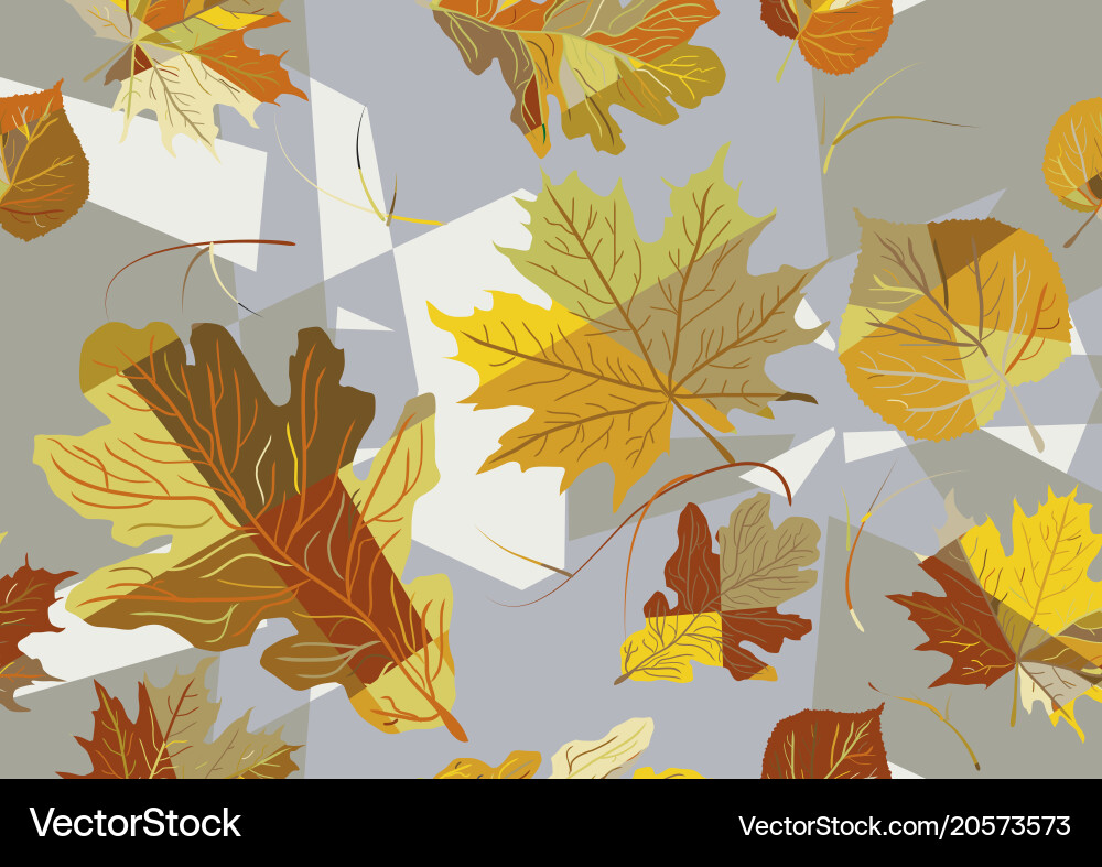 Background of leaves Royalty Free Vector Image