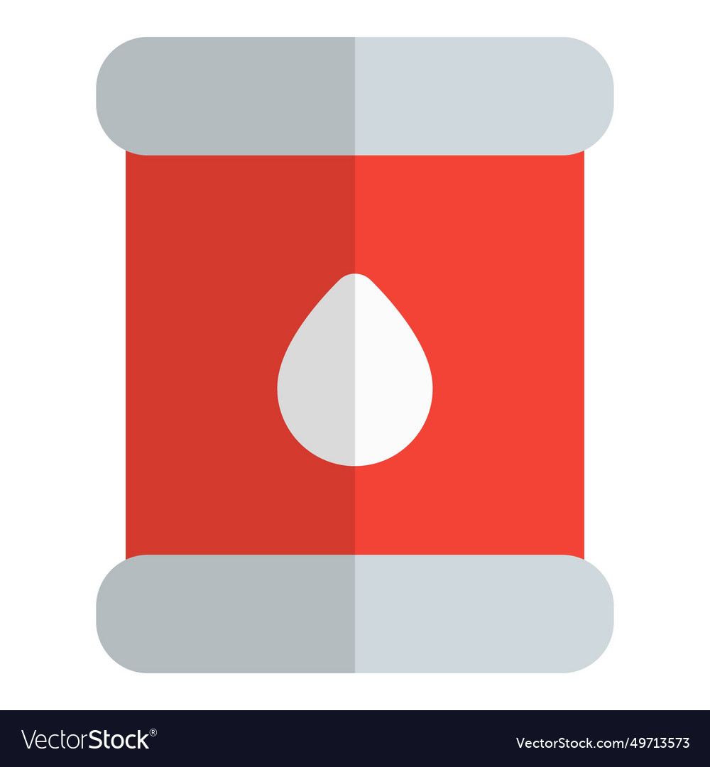 Cylindrical container for liquids or bulk storage Vector Image