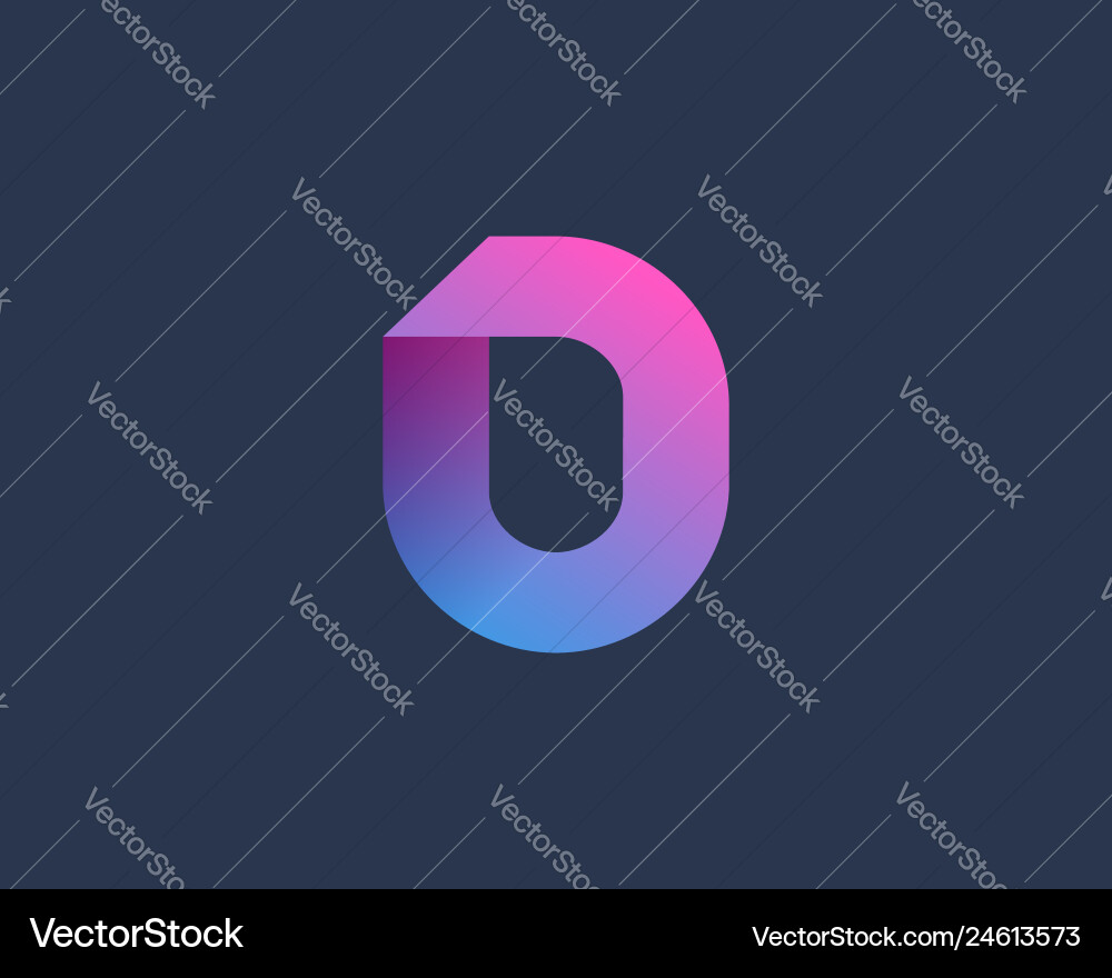 Letter o number 0 logo icon design template Vector Image