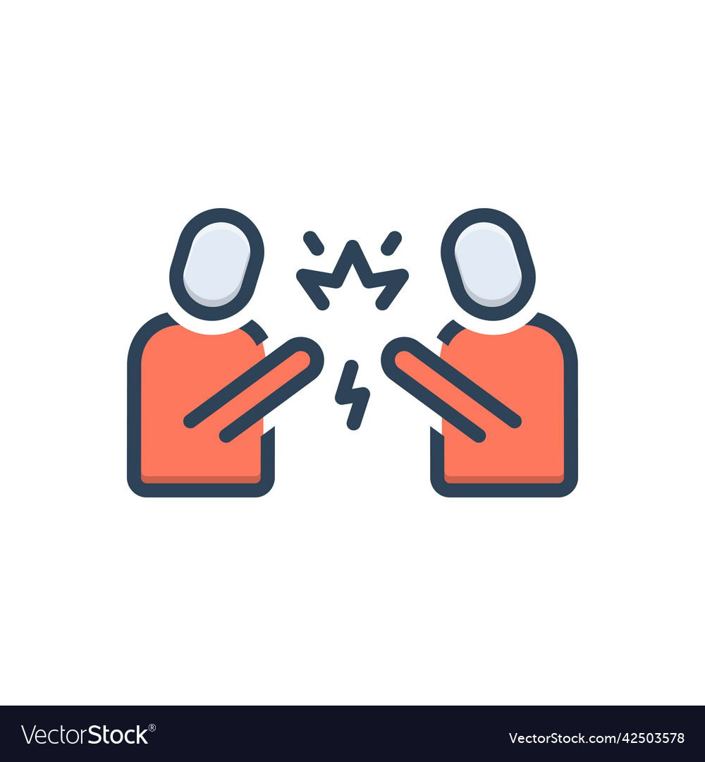 Opponents Royalty Free Vector Image - VectorStock