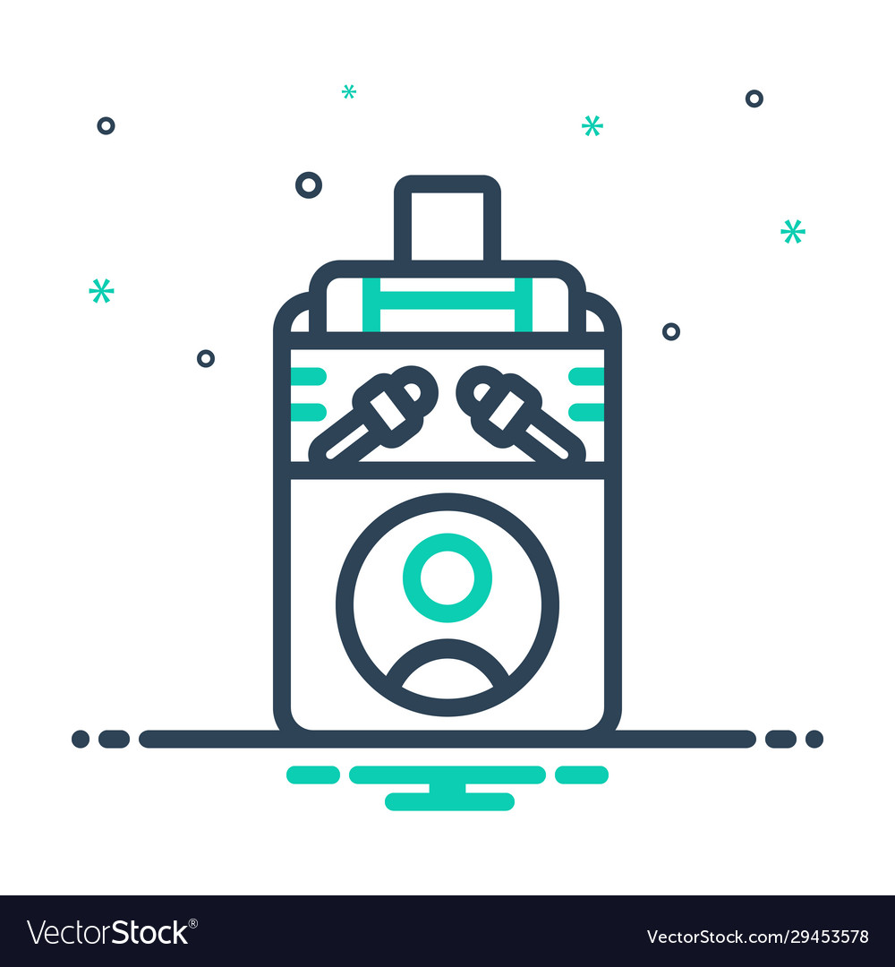 Press Royalty Free Vector Image - VectorStock