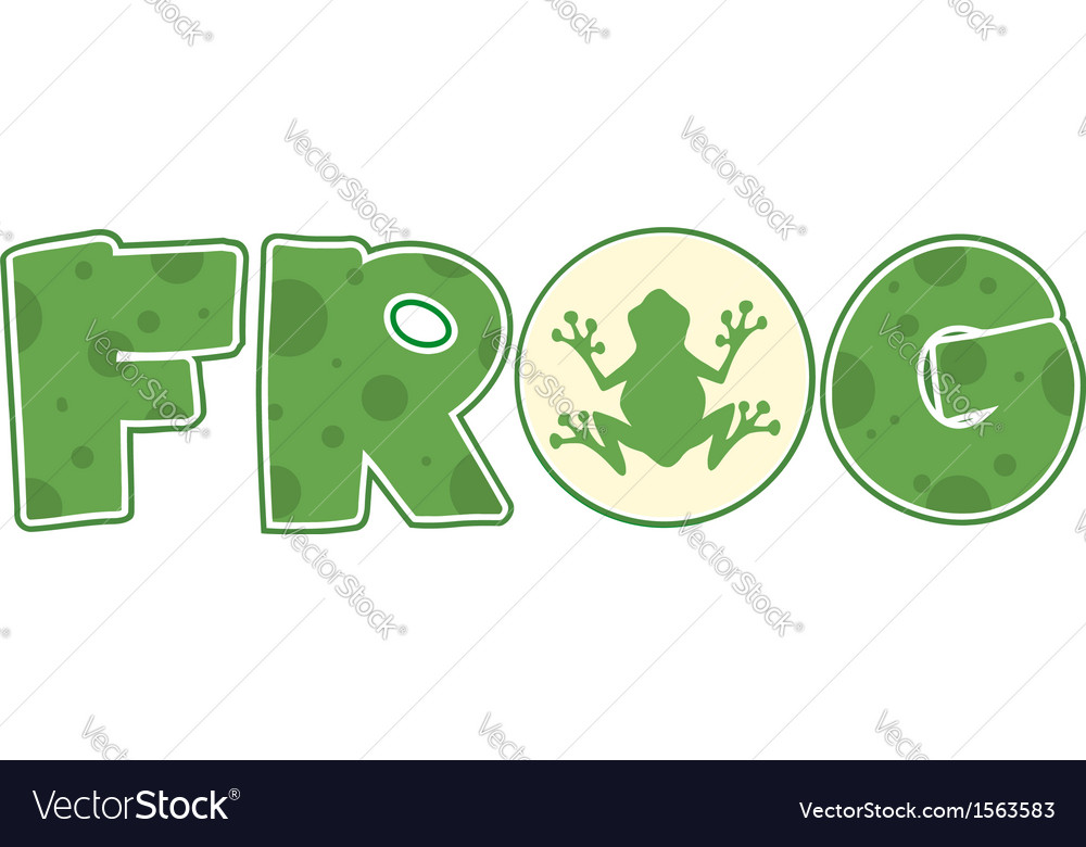 Frog logo Royalty Free Vector Image - VectorStock