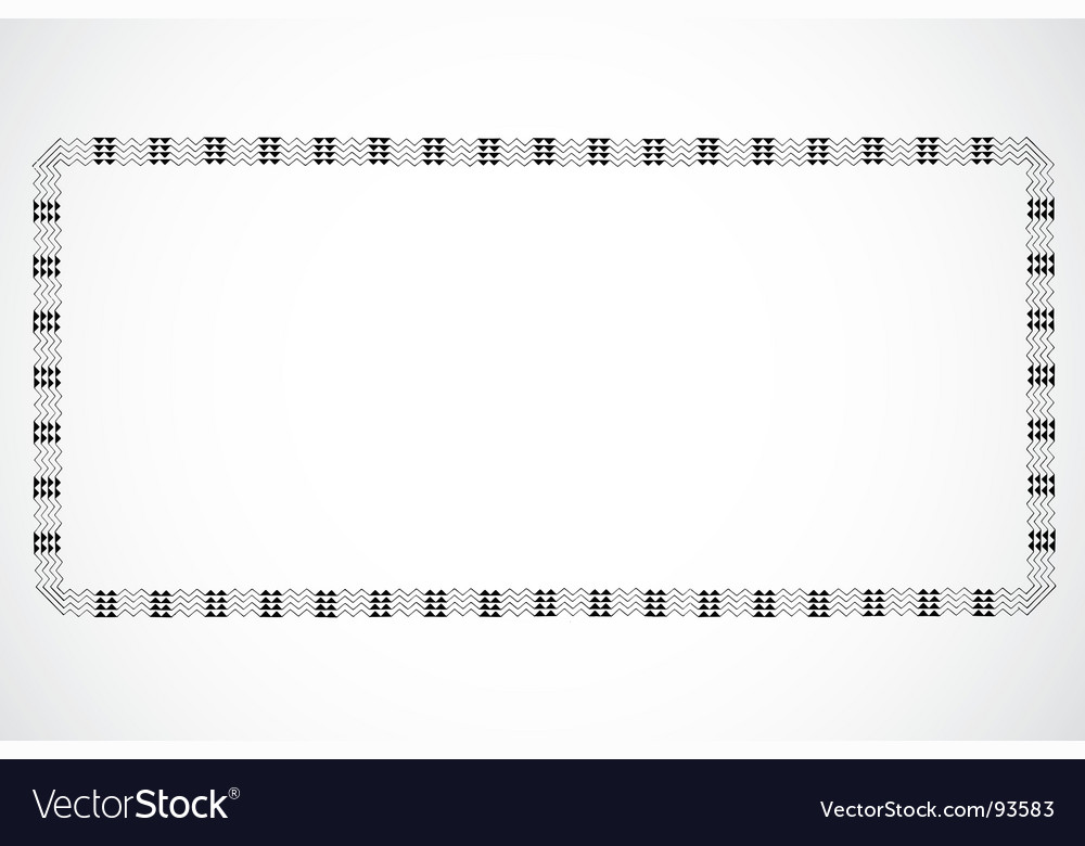 Jagged frame Royalty Free Vector Image - VectorStock