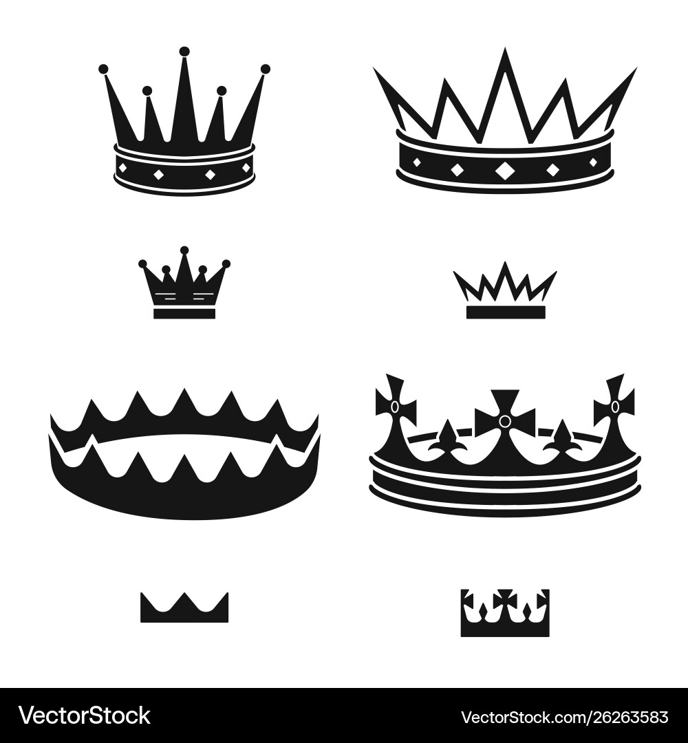 King and majestic symbol Royalty Free Vector Image