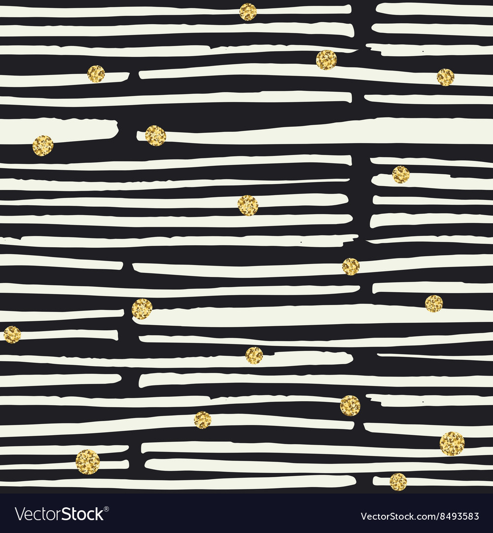 Seamless pattern black hand drawn bold lines Vector Image