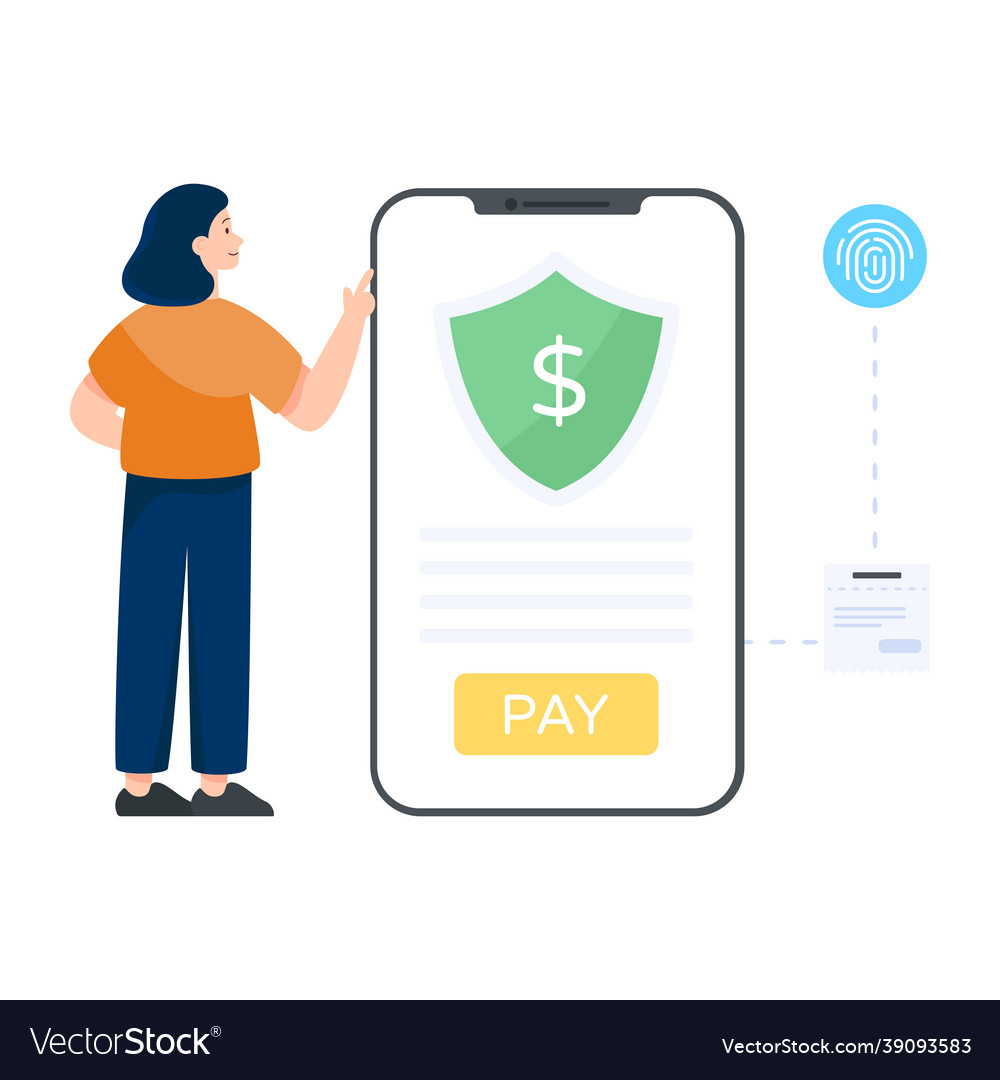 Secure payment Royalty Free Vector Image - VectorStock